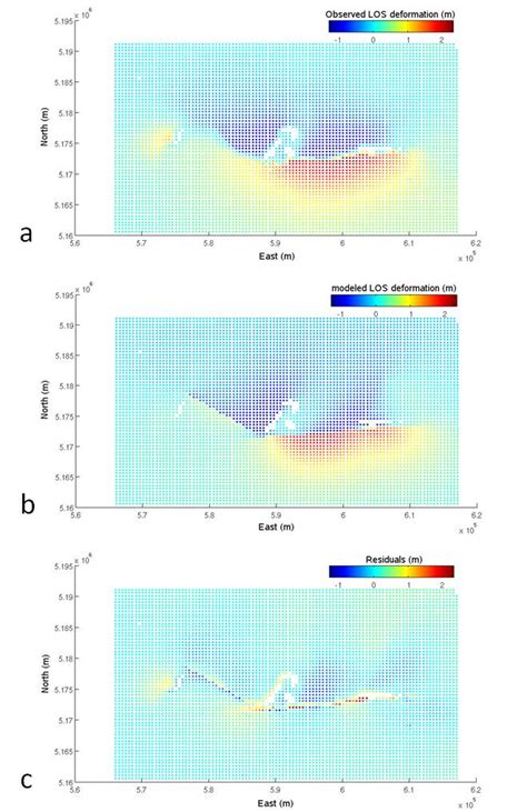 figure s2 a sampled unwrapped interferogram of september 3 rd