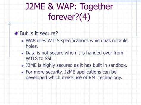 ppt j2me and wap technologies powerpoint presentation free download