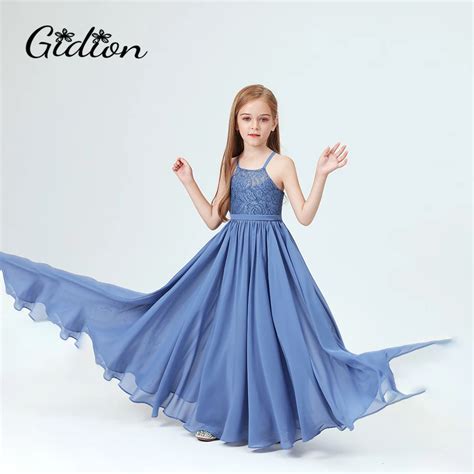 공주 드레스 어린이 캐주얼 드레스 여아용 끈이 없는 가을 여름 드레스 졸업 가운 AliExpress