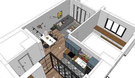 2809 Interior Apartment Scene Sketchup Model By Viet Cg Free Download