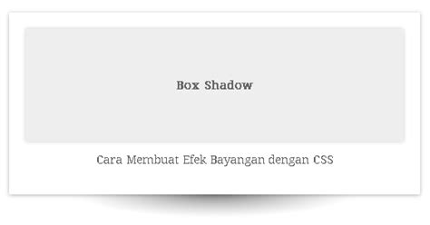 Cara Membuat Efek Bayangan Dengan Css Smart Blog