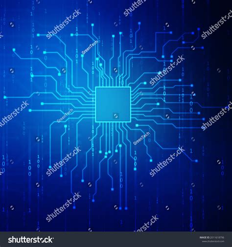 Abstract Futuristic Circuit Board Illustration Circuit Stock Illustration 2011618796 Shutterstock