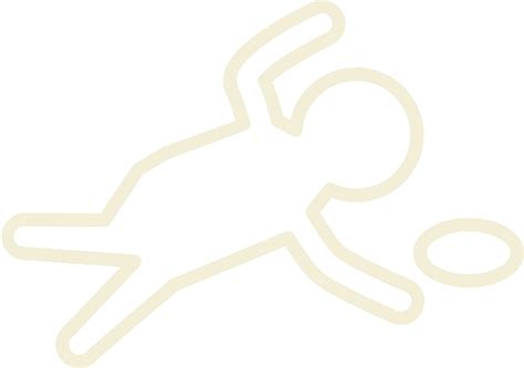 Premium Vector Chalk Body Outline On At A Crime Scene 3358277