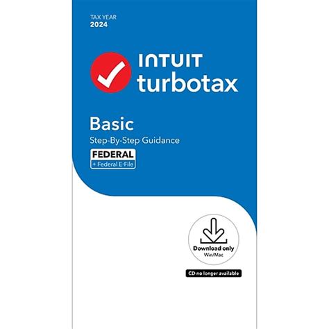 Turbotax Basic 2024 For 1 User Windowsmac Product Key Card 5108999 Turbotax Basic 2024 For 1 User Windowsmac Product Key Card 5108999