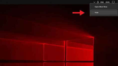 How To Disable Meet Now In Windows 10 Definitive Guide