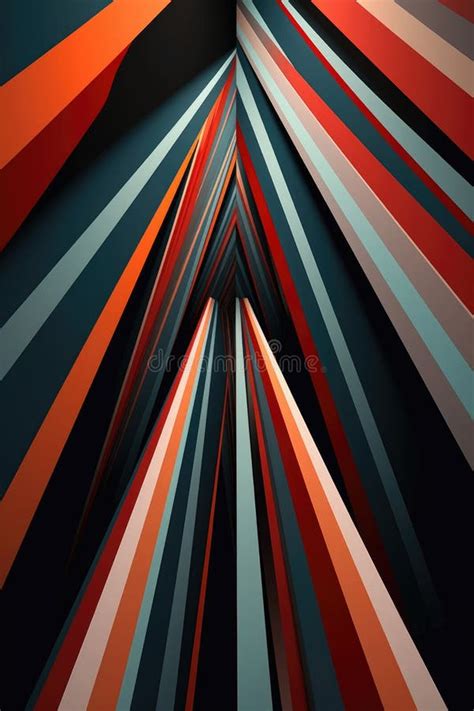Bold Diagonal Stripes Creating A Dynamic Visual Effect Stock Illustration Illustration Of