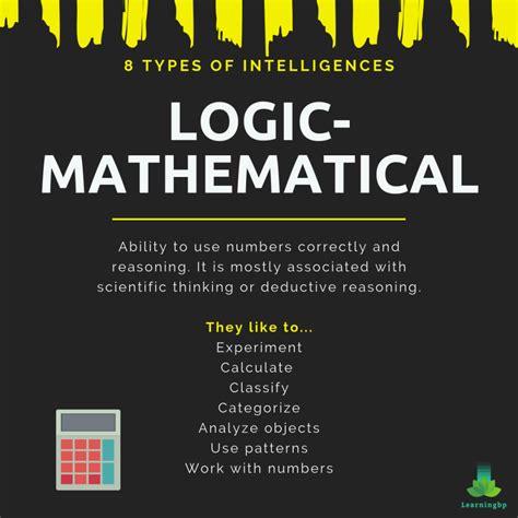 Logical Mathematical Intelligence Definition Characteristics And