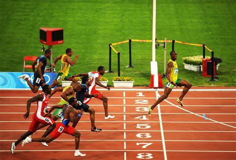 Usain Bolt 100m Final Beijing 2008 Photographic Print For Sale