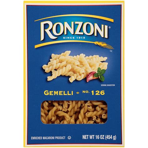 Ronzoni Gemelli 16oz Seabra Foods Online