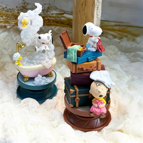 Re Ment Peanuts Snoopy Spiral Diorama Blind Box Suteki Ts