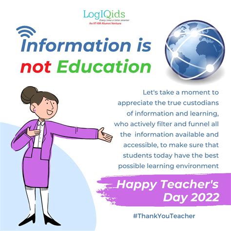 Logiqids On Linkedin Thankyouteacher Happyteachersday Gratitude Information Education…