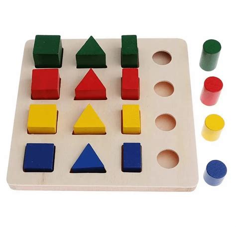 Wooden Geometric Counting Blocks At Rs 69000 Wood Building Blocks
