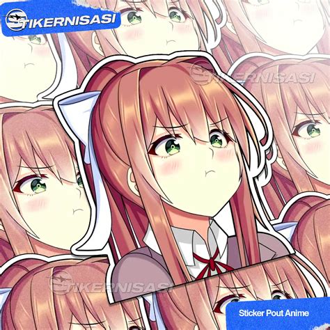 Jual Sticker Anime Ngintip Peeker Monika DDLC Shopee Indonesia