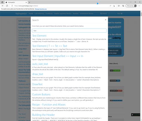 Question Pysimplegui Org Search Not Working Issue Pysimplegui Pysimplegui Github