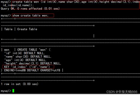 Mysql索引 Csdn博客
