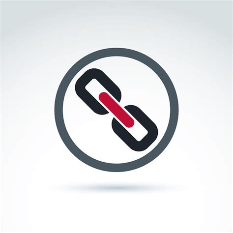 Premium Vector Vector Link Symbol Connection Icon Merge Sign Placed
