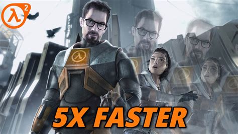 half life 2 but it s 5 times faster youtube