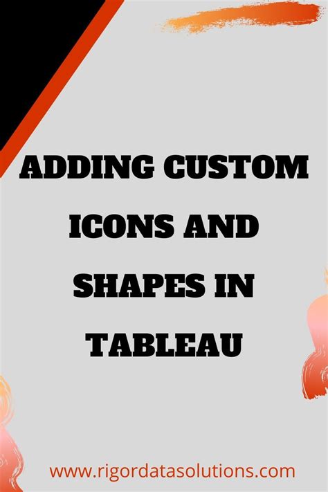 adding custom icons and shapes in tableau custom icons learn