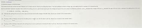solved datafile autoresalea statistical program is