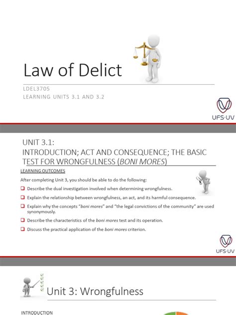 Wrongfulness An Element Of Delict South Africa Pdf Common Law Justice