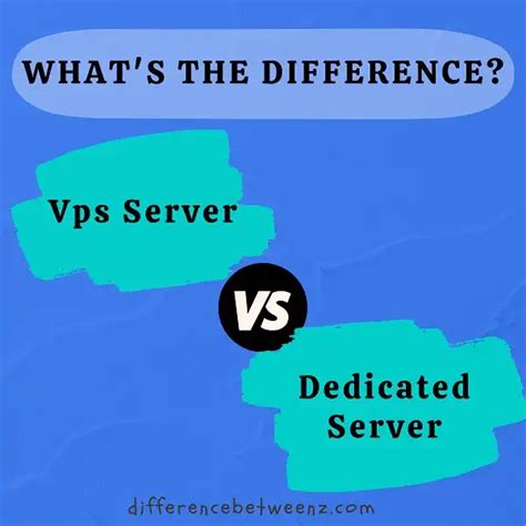 Difference Between VPS And Dedicated Server Difference Betweenz
