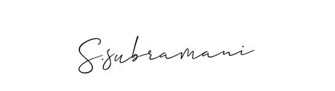 72 S Subramani Name Signature Style Ideas Outstanding Name Signature
