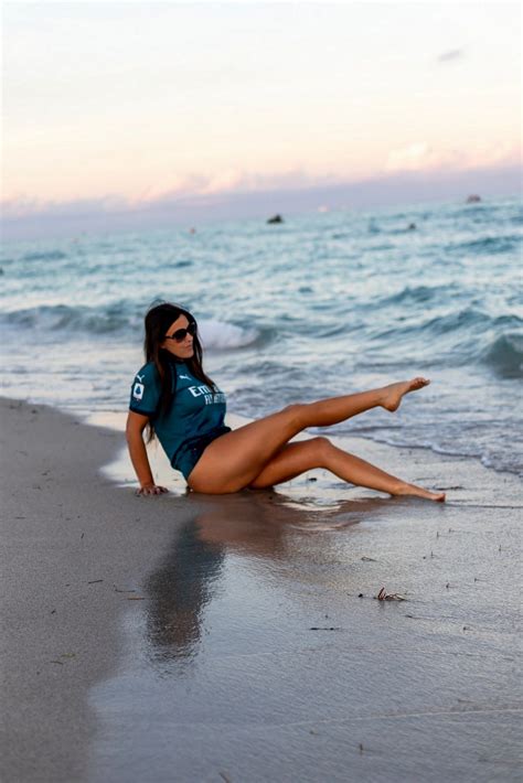 Claudia Romani Posing On The Beach In A Bikini And Face Mask 15 Photos