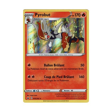 Pyrobut Holo Rare 35 202 Eb01 Epée Et Bouclier Fantasy Sphere