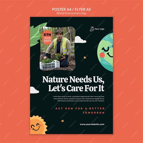 세계 환경의 날 포스터 템플릿 무료 Psd 파일