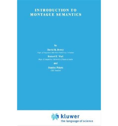 Introduction To Montague Semantics百度百科
