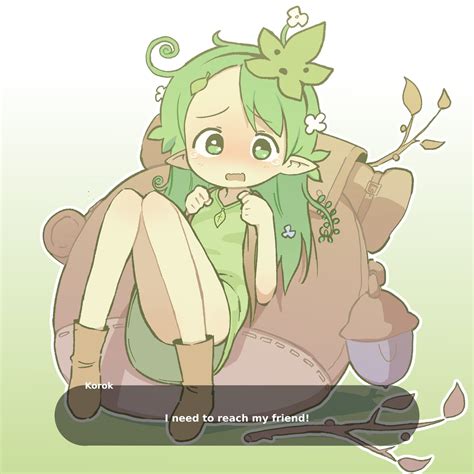 Korok The Legend Of Zelda And 1 More Drawn By Orenji Orenjipiiru