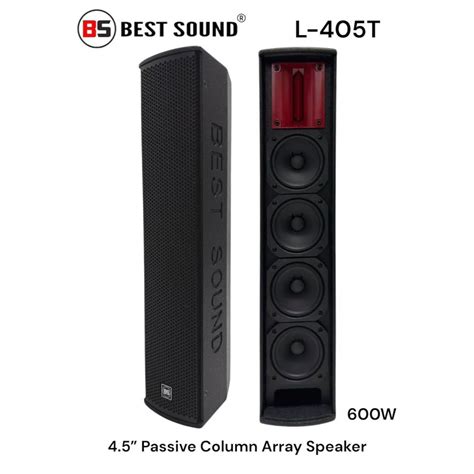 One Pair Sepasang Bs Best Sound L 405 Professional Passive Column Array Speaker 600watt