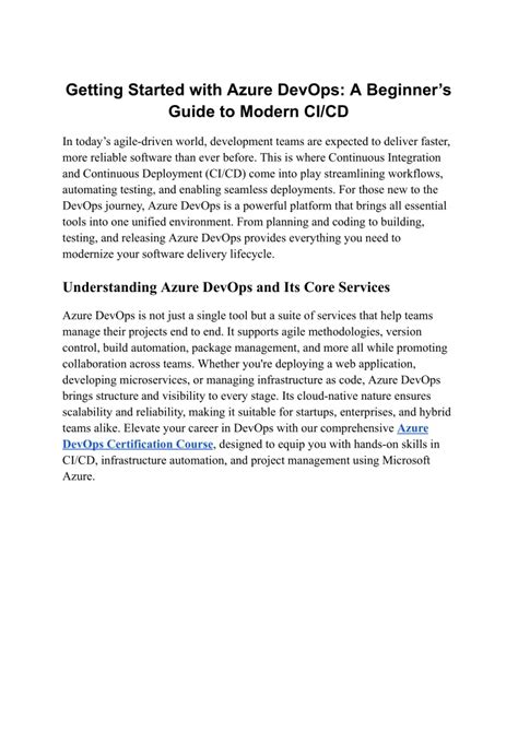 Ppt Getting Started With Azure Devops A Beginners Guide To Modern Cicd Powerpoint