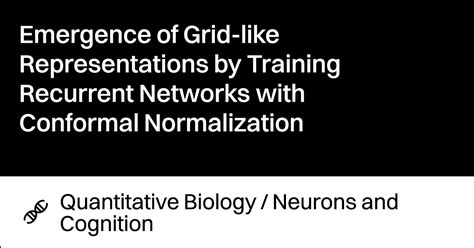emergence of grid like representations by training recurrent networks