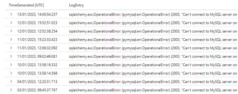 azure for mysql single server occasional connection timeouts 2003 can t connect to mysql