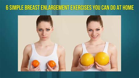 Simple Breast Enlargement Exercises You Can Do At Home Youtube