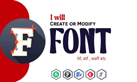 create custom font design edit or modify your own font in ttf otf by