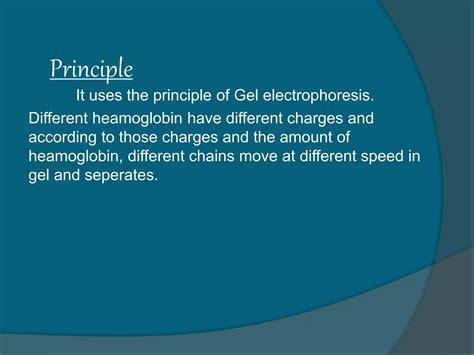 Hb Electrophoresis Principle Materials And Procedure Pptx