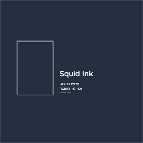 About Squid Ink Color Meaning Codes Similar Colors And Paints