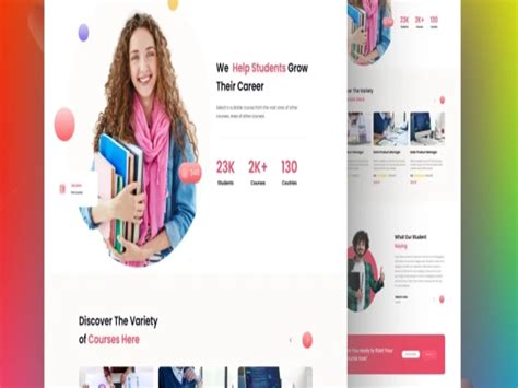 A Clean And Responsive Web UI UX Design Upwork