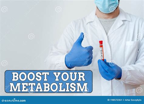 Word Writing Text Boost Your Metabolism Business Concept For Body