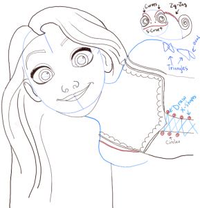 How To Draw Rapunzel And Pascal From Tangled With Easy Step By Step Tutorial How To Draw Step