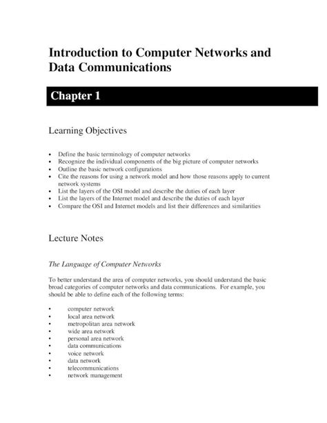 Pdf Introduction To Computer Networks And Data Communications · Pdf