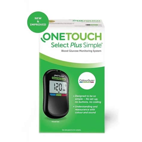 1 50 Mmol L One Touch Select Plus Simple Glucometer 7 Days At ₹ 535 Box In Coimbatore