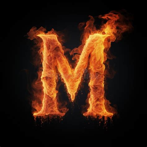 Letter M Fire