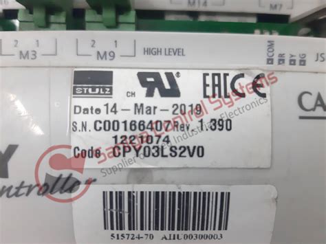 Carel Cpy03ls2v0 Cpy Controller Saniya Control Systems