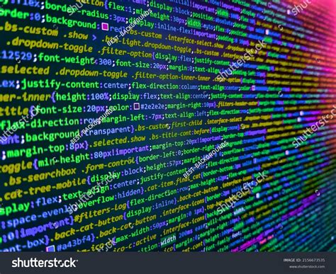 Programming Code Abstract Screen Software Developer Stock Photo Shutterstock