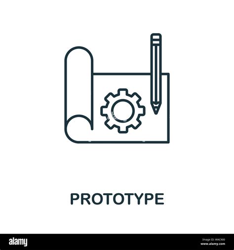Prototype Outline Icon Thin Style Design From Startup Icons Collection Creativeprototype Icon