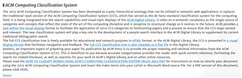 依据ccs分类建树（简单方案）ccs Acm Computing Classification System Add Corr Csdn博客