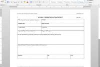 Corrective Action Log Iso Template In Corrective Action Report Template 10 Examples Of